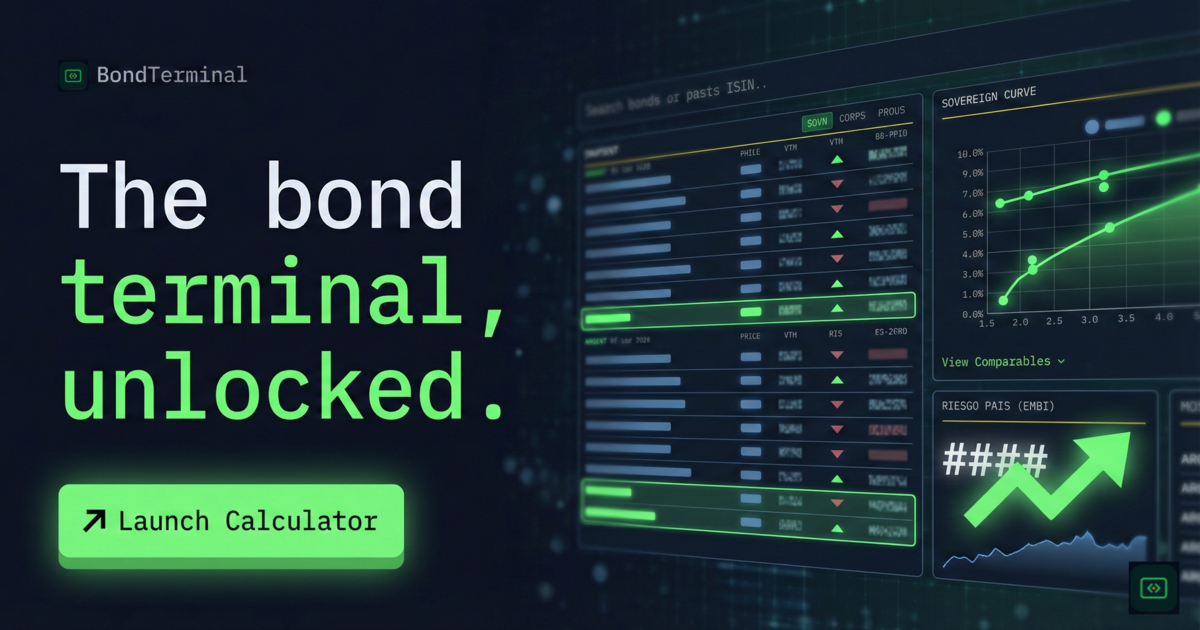 BondTerminal | The Bond Terminal, Unlocked